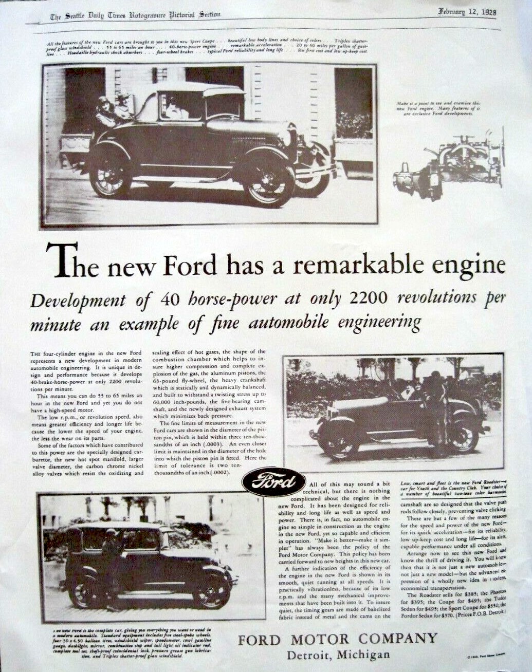 Era Advertisements – Model A Ford Club of America
